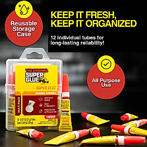 Super Glue 15187 , Clear- pack of 12