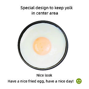 Hyvance Smart Fried Egg Cooker,Make 6 fried egg features like Sunny side up, Over easy etc. It automatically stops with sound alert when done, Non stick coating, Patent applied