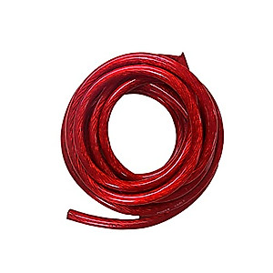 IMC Audio 1/0 Gauge CCA Power Red Wire Cable (15ft Red) Battery Cable Wire, Automotive, Car Audio Speaker Home Stereo System, RV Trailer, Amp Wiring 0 Guage Power Wire Cable 0 Car Audio