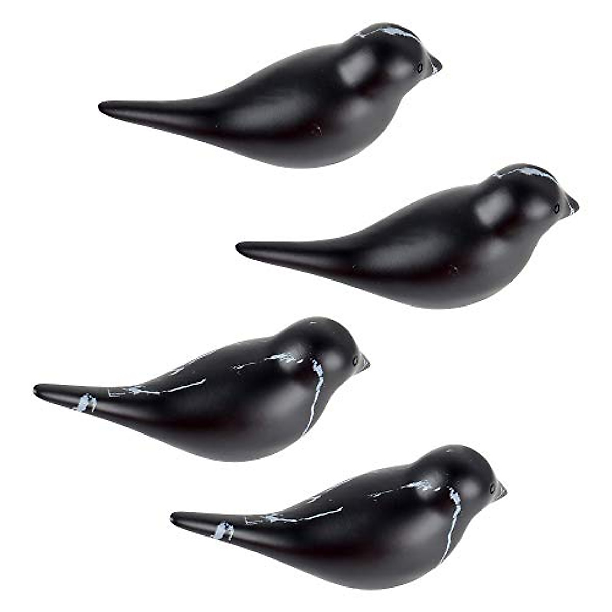 4PCS Bird Wall Hooks Coat Hooks Marble Wall Mounted Hooks Hanging Towels Coat Rack Hat Hooks Hanger Decorative Hooks for Wall Art (4PCSMARBLE)