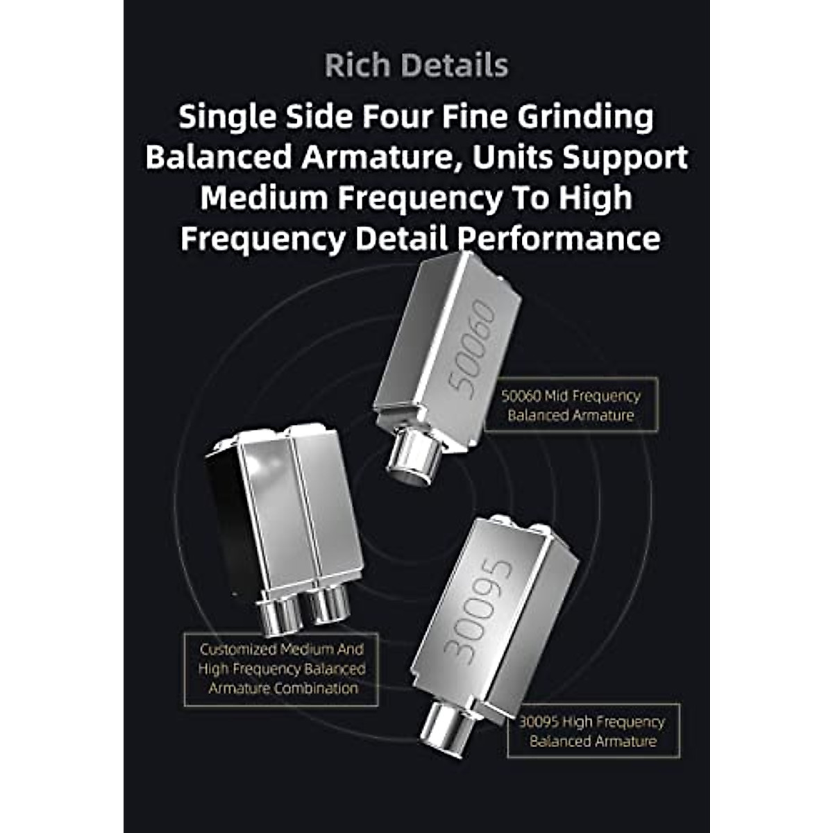 CCA C10 Pro in Ear Monitor,HiFi 1DD 4BA Hybrid Five Drivers in-Ear Earphone,Aluminum Alloy Shell+Resin Cavity Wired Earbuds with 0.75mm CPin Gold Plated Detachable Cable (No Mic, C10pro Black)