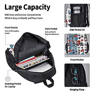 Moare Gorilla Tag Backpacks Set with Backpacks Lunch Bag Pencil Case Pencil Bag