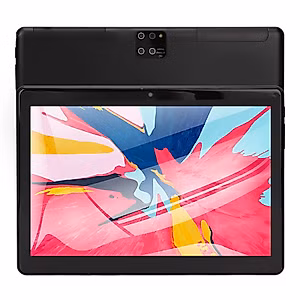 Luqeeg 10.1 Inch Tablet for Android 10, 1960x1080 HD IPS Touchscreen, 2.4G 5G WiFi Dual Band Calling Tablets, 8MP+16MP Dual Camera, 6GB RAM 128GB ROM, 10 Core Processor, 8800mAh
