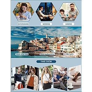 Blue Light Blocking Glasses 2 Pack Vintage Thick Round Rim Fashion Computer Game Eyeglasses for Women Men Anti Eyestrain Headache Reading Glasses Non Prescription （Grey Demi+Transparent）