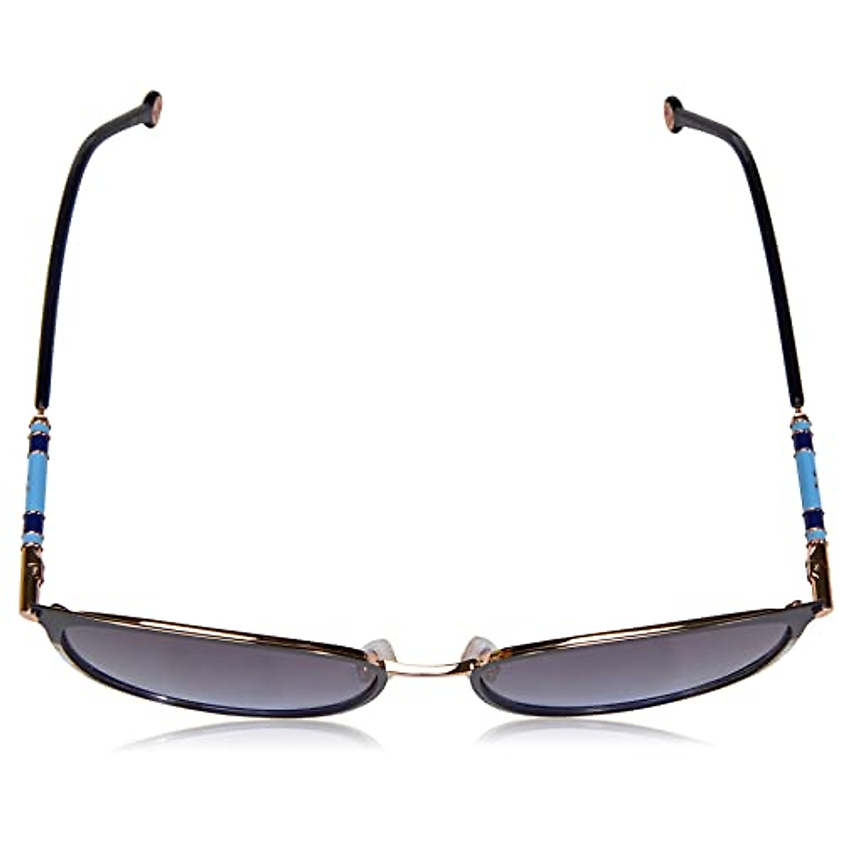 Carolina Herrera Grey Shaded Blue Butterfly Ladies Sunglasses CH 0029/S 0LKS/GB 60