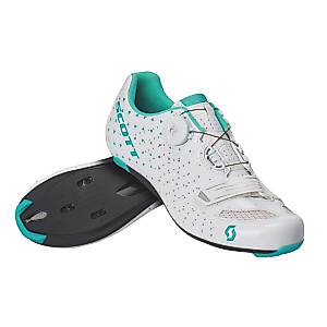 Scott Lady Road Comp Boa Women's Bike Shoes GLS-WHT-TQ-BLUE 39