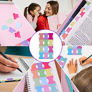 Bewudy Sticky Index Tabs 240PCS Writable Sticky Notes Flags Paper Tabs Page Markers Double Sided Book Tabs Annotation Tabs, for Labeling Classifying Planning, 12 Colours