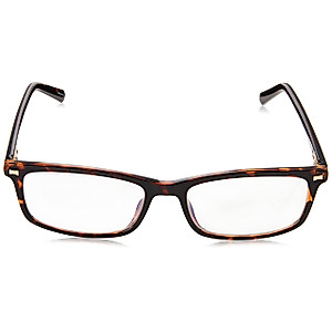 Kate Spade New York Women's Kate Spade Female Optical Style Jodie2 Rectangular Reading Glasses, Dark Havana Gold/Demo Lens, 50mm, 16mm + 1.5