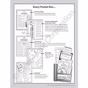 History Pockets: Explorers of North America, Grades 4-6+