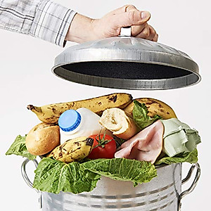 16 Pieces Compost Bin Filters Kitchen Compost Charcoal Filters Refills Replacement Filters for Kitchen Compost Bucket Pail Countertop Bins Filter, Square