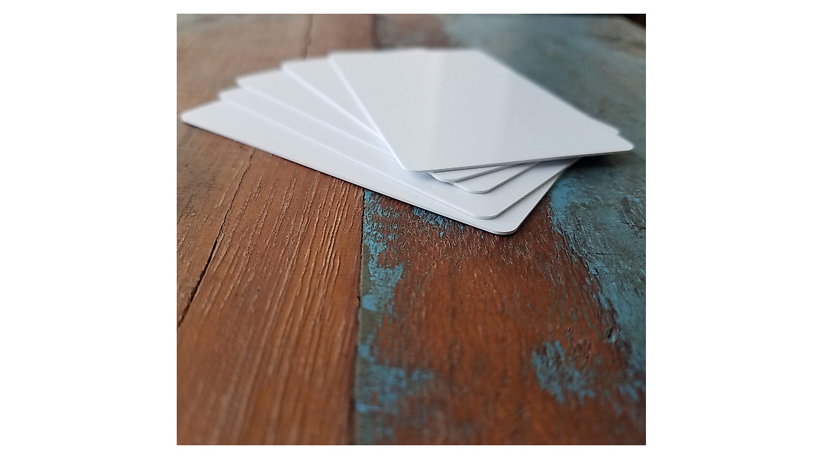 200 Premium Blank PVC Cards for ID Badge Printers CR80 30 Mil