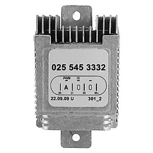 Cooling Fan Control Module, Qiilu Cooling Fan Control Module Unit 0255453332 Stainless Steel High Effective Cooling Fit for -Benz C230 C280 E300 E430 SLK230