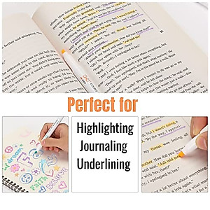 Mr. Pen- Double Tip Highlighters, Fine & Chisel Tip, Neon and Pastel Colors, 8 Pack, Highlighters, Highlighter markers, Planner Markers, Highlighters for Bible Journaling, Highlighter Pens