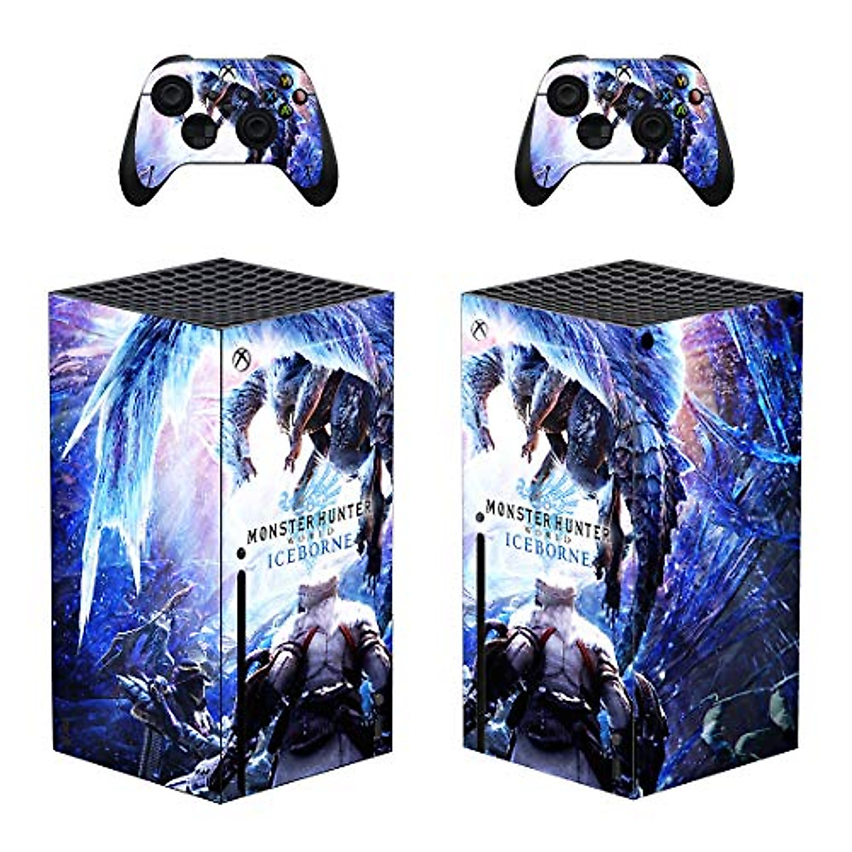 FELIPE SEIJI KUBA Xbox Series X Console and 2 Controllers Skin Set - Ice Born – Xbox Series X Vinyl