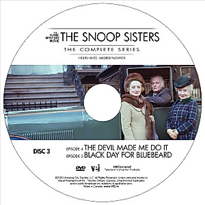 The Snoop Sisters: The Complete Series. Bonus: RARE TV Movie: Do Not Fold, Spindle or Mutilate
