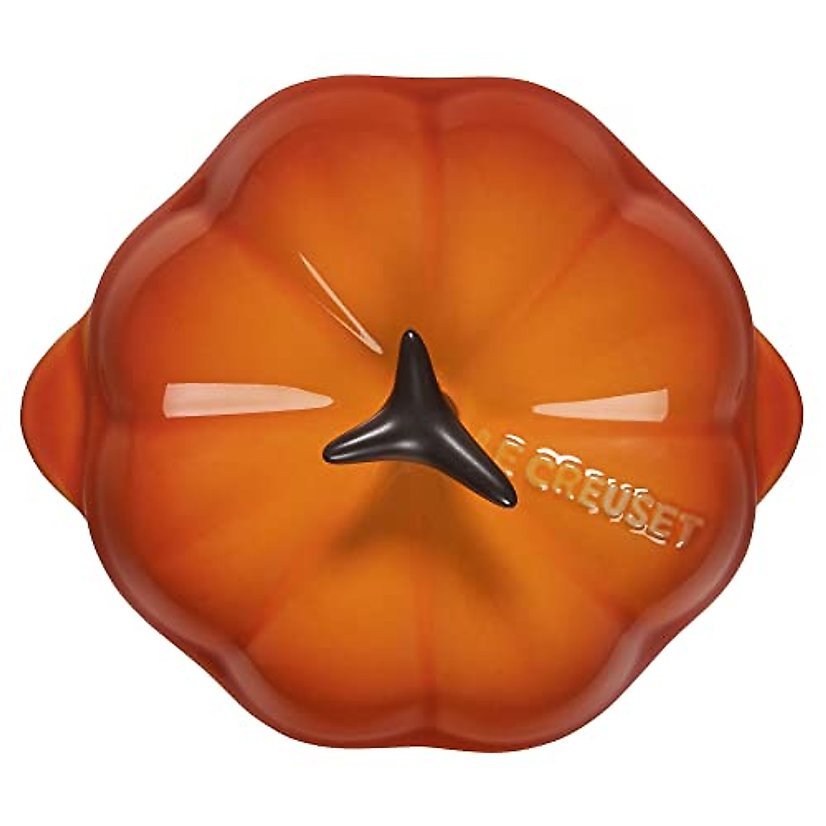 Le Creuset Stoneware Figural Pumpkin Petite Cocotte, 12oz, Persimmon