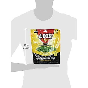 D-Con Refillable Mouse Bait Station, 1 Bait Station + 20 Refills