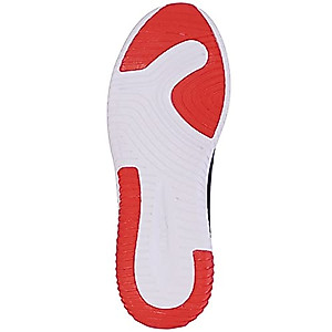 Nautica Men's Casual Fashion Sneakers Slip-On-Walking Shoes-Lightweight Joggers-Coaster-Black Red 1-13