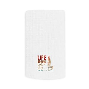 Life Begins at 25 Knots Kite Surfing Summer Beach Kitchen Towels and Dishcloths 16×24 Inch,Surfing Hand Towel Dish Towel Tea Towel for Coastal Beach House Kitchen Decor,Kite Surfer Surfing Gifts