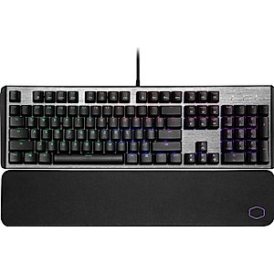 Cooler Master CK550 V2 Gaming Mechanical Keyboard Brown Switch with RGB Backlighting, On-The-Fly Controls, and Hybrid Key Rollover, CK-550-GKTM1-US
