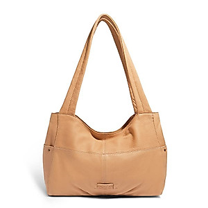 American Leather Co. - Virginia Satchel Handbag - Highly Functional & Superbly Fashionable - Cashew Smooth