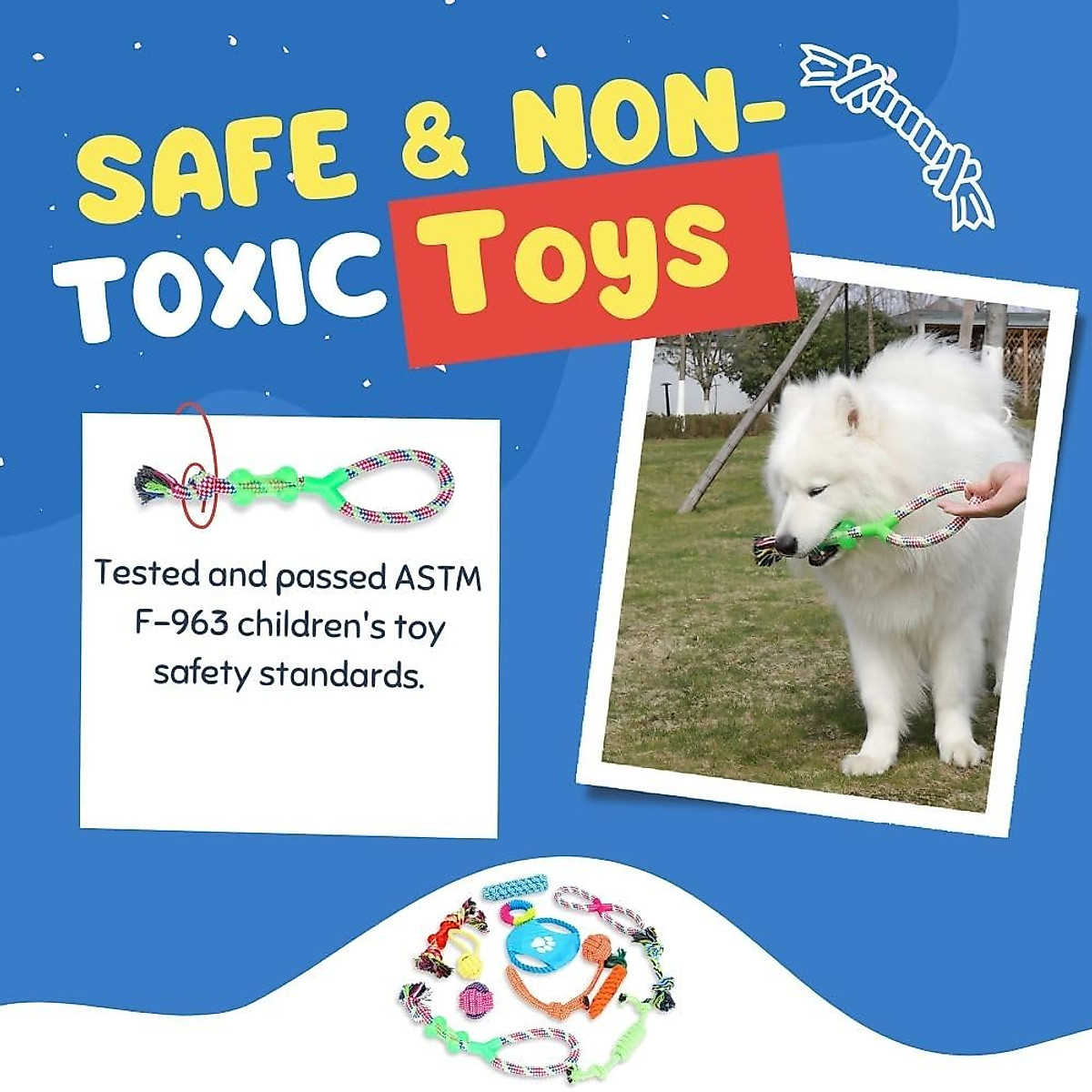 Dog Toys for Aggressive Chewers Keep Your Pet Busy Indestructible Tough Dog Toys with 12 Pieces Interactive Dog Rope Toys for Playing Teething Chew Toys for Boredom