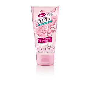 Dippity Do Girls with Curls Leave-In Curl Defining Cream - Anti-Frizz Styling Cream for Curly & Wavy Hair - Includes Shea Butter & Coconut Oil to Strengthen & Protect - 125 mL/4.2 fl oz