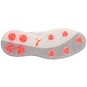 PUMA Men's Proadapt Delta Golf Shoe, White-Gray Violet, 12