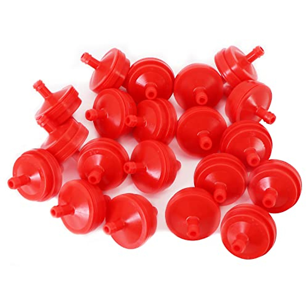 KIPA 1/4" Inline Gas Fuel Filter Replacement for Toro 42-5240 56-6360 Briggs Stratton 298090 298090S John Deere AM107314 LG298090 LG298090S PT4265 Lawn Mower Pack-20 150 Micron Element