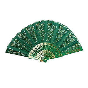 Feng Shui Import Green Hand Fan