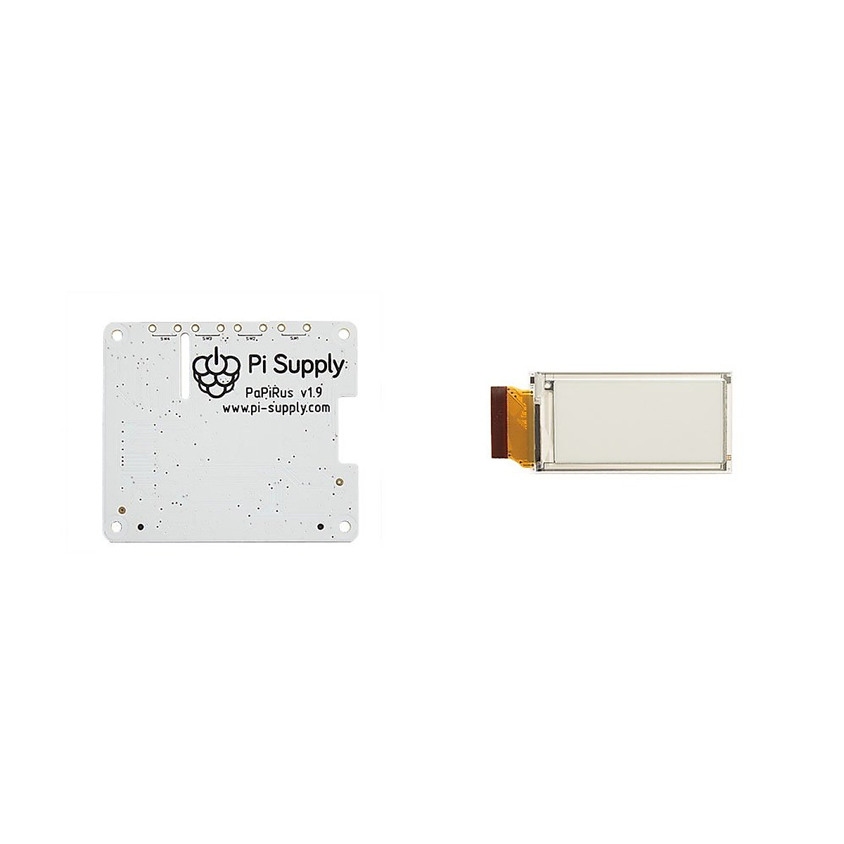 PaPiRus ePaper / eInk Screen HAT for Raspberry Pi - Multi Screen Pack (1.44", 2.0", 2.7")