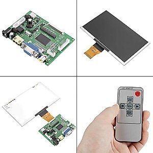 Hilitand 7" TFT LCD Display VGA Monitor Screen Kit 1024x600 Compatible with 3/2