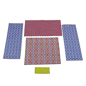 Barbie Replacement Parts Camper Playset - FBR34 ~ Replacement Soft Goods ~ Shower Curtain, Blanket, 2 Hammocks and Towel