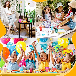 Cups with Straws and Lids Kids Tumbler with Straw Reusable Water Bottle Iced Coffee Travel Mug Cup Adults Plastic Cups for Parties Birthdays 16 oz (Modern Colors, 30 Pack)