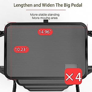 SUZHI Heavy Duty 4 Step Foldable Ladder with Handrails, Attachable Tool Bag & Anti-Slip Wide Pedal Ladders for Indoor Hanging Paintings, Cleaning High ledge&Ceiling,Fan, 300 Pound Capacity