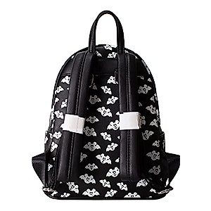 LOUNGEFLY X LASR Exclusive Disney Totally Batty Mickey Bat AOP Mini Backpack