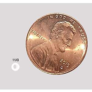 Seed Beads Size:11/0 50 gr / 1.76 oz (Clear)