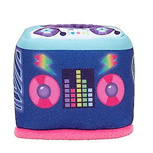 Squishville by Original Squishmallows Rock and Roller Disco Playset - Includes 2-Inch Danya The Bunny Plush, Roller Skates, DJ Booth, and Skating Rink Playscene - Toys for Kids