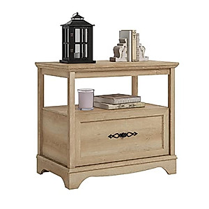 Sauder Adaline Cafe Lateral File, L: 33.11" x W: 20.23" x H: 29.92", Orchard Oak Finish