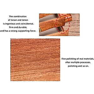 Watch Holder Watch Box Drawer Jewellery Storage Case Watches Display Boxes with Drawer & Glass Top Four Layer Wooden Jewelry Watch Organizer (Color : Brown) (Brown)