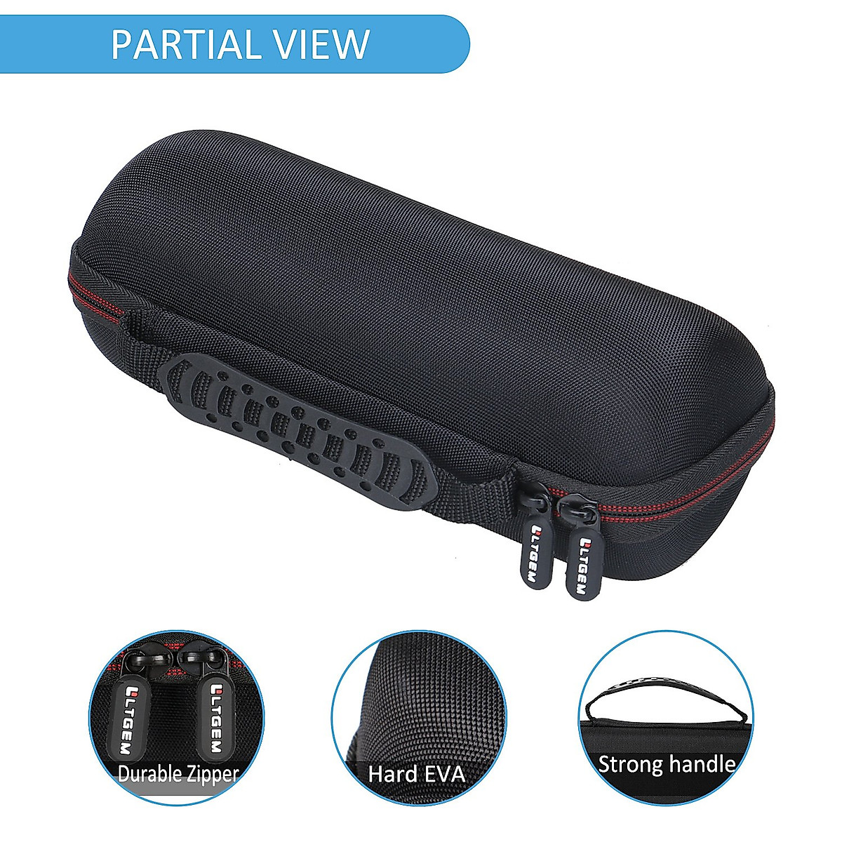 LTGEM EVA Hard Travel Carrying Case for Bose SoundLink Revolve or Revolve (Series II) Portable Bluetooth 360 Speaker
