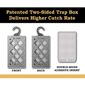 MaxGuard Clothes Moth Box Traps (5-Set Bonus Pack)