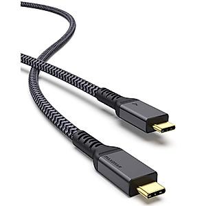 Maxonar [6.6Ft] Thunderbolt 4 Cable with 40Gbps Data Sync/100W Charging and 8K/5K@60Hz for Thunderbolt 4/3, USB4, and USB C Devices
