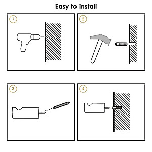 mosuniro Wood Wall Hooks Set, 6 Pack Wall Mounted Single Coat Hook, Decorative Wooden Coat and Hat Hanger Hooks for Hanging Coats Hats and Bags (Beech Wood, 2.3 inch)