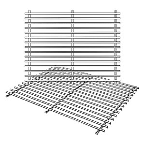 Hisencn Grill Cooking Grate for Charbroil 463241113 463449914 463411512 463446015, for Nexgrill 720-0830H 720-0783E 720-0888, for Master Forge 1010037, Stainless Steel Grids Replacement Part, 17 1/4"