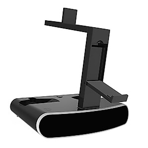 VR Controller Charging Dock and Headset Storage Stand Bracket for PS VR2,VR Display Holder with Charger Station,Smart LED Light
