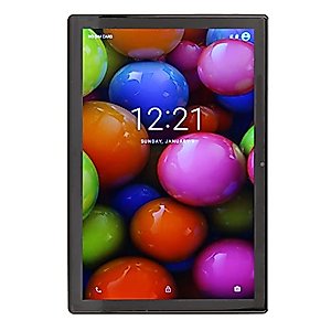 RTLR 10.1in Tablet, 8 Core CPU 2.4 5G WiFi for Android 11 Dual Band Tablet for Learning (US Plug)
