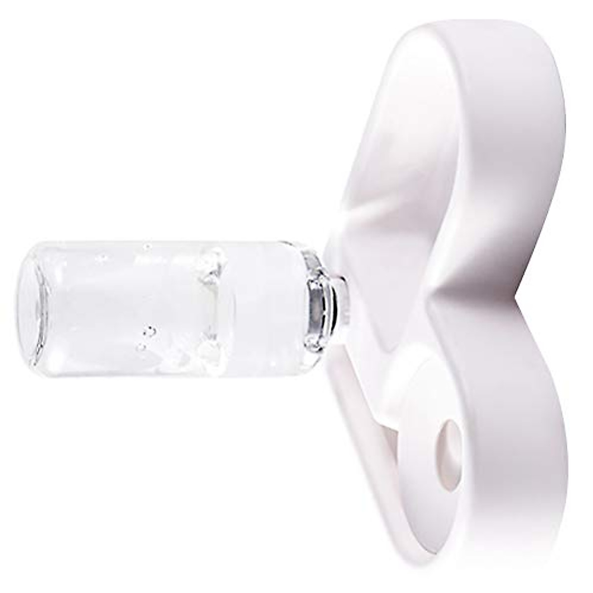 Creative Corner Shape Pet Feeder Bowl Plastic Double Bowls with 500ml Automatic Water Dispenser Bottle Anti- Slid Feeder Household Pet Supplies ( White )