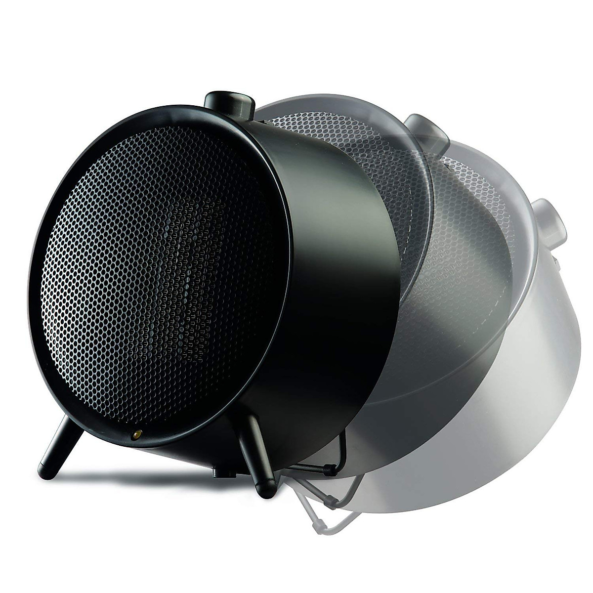 Honeywell UberHeat Ceramic Heater for Powerful Personal Heating in Small Spaces, Black - HCE200B