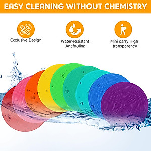 Tinideya 90 Pcs Poly Spot Markers 4.72 Inch Vinyl Poly Dots Non Slip Spot Marker for Gym Floor Marker Poly Spots for Gym Floor Soccer Basketball Speed Agility Training Classroom Org